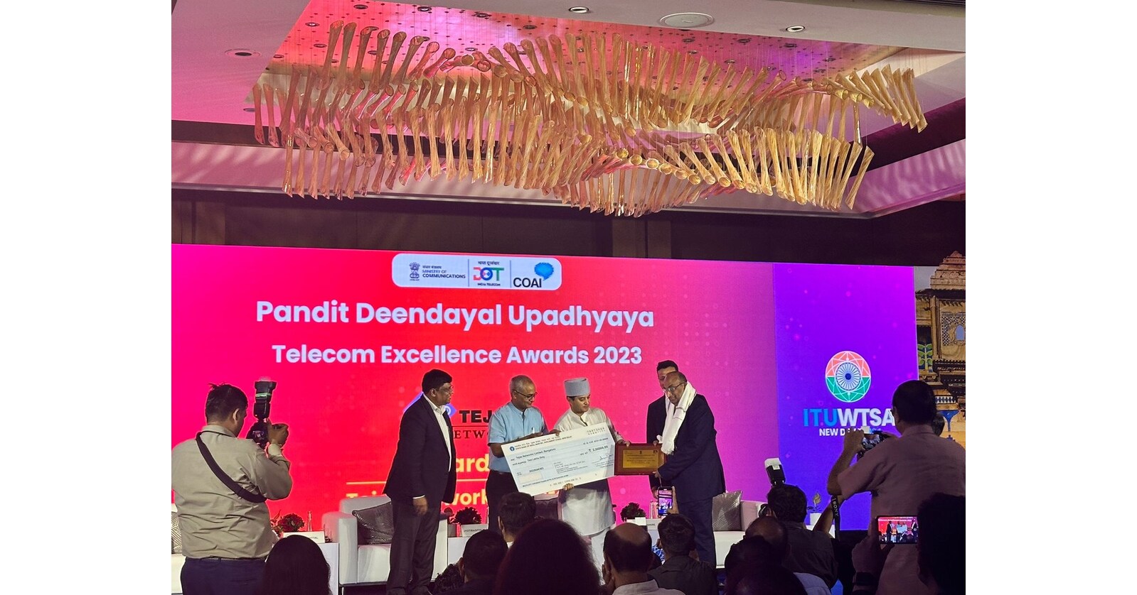 Tejas Networks wins Pandit Deendayal Upadhyaya Telecom Excellence Award ...