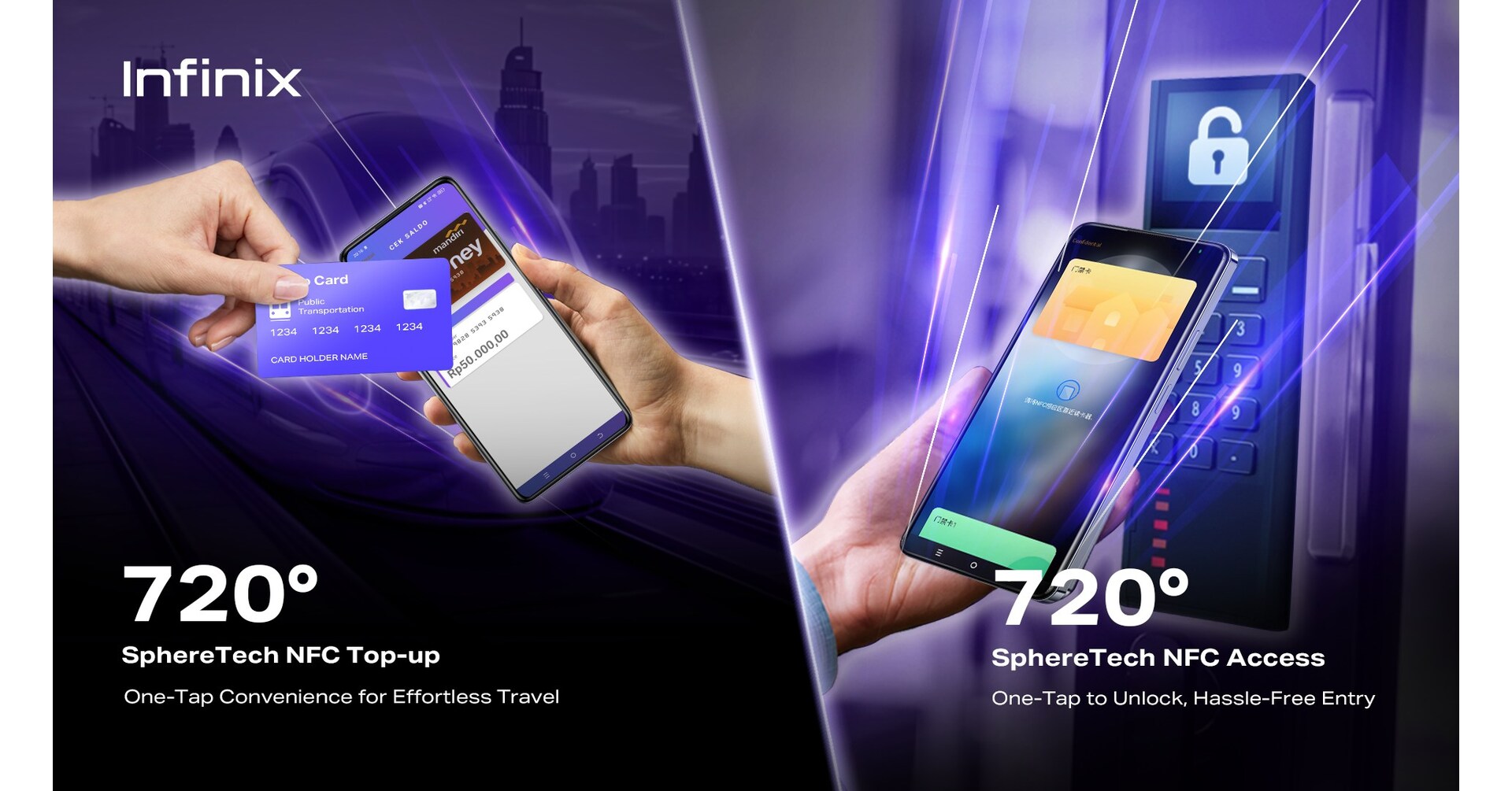 Infinix Introduces Groundbreaking 720° SphereTech NFC Technology