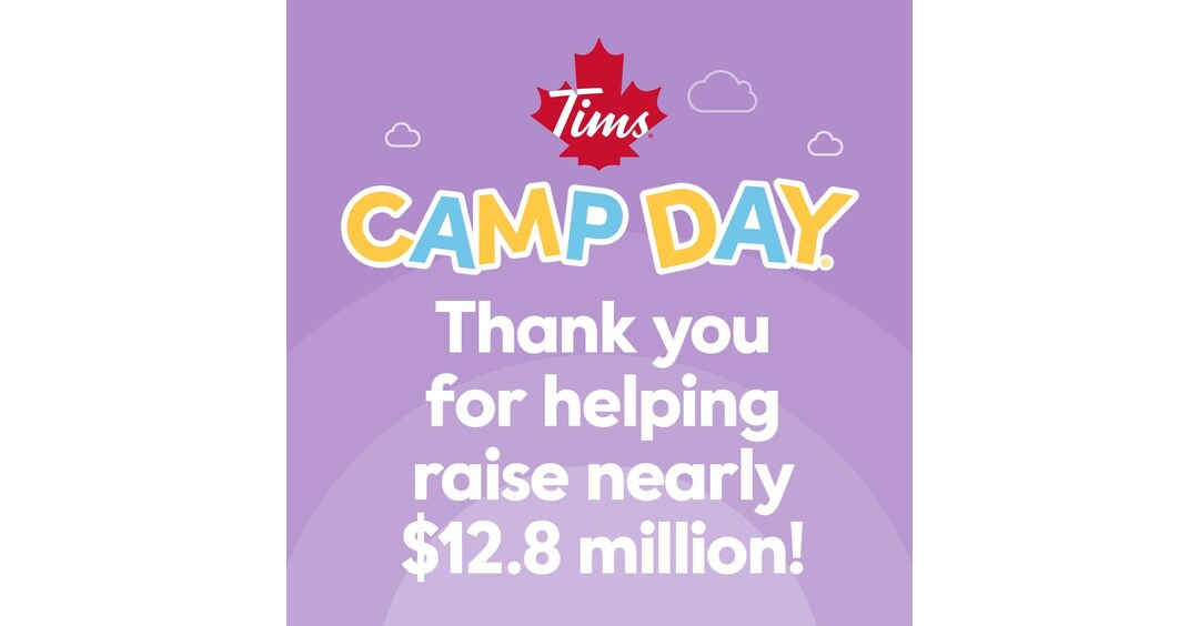 Tim Hortons annual Camp Day raised nearly $12.8 million this year, with ...