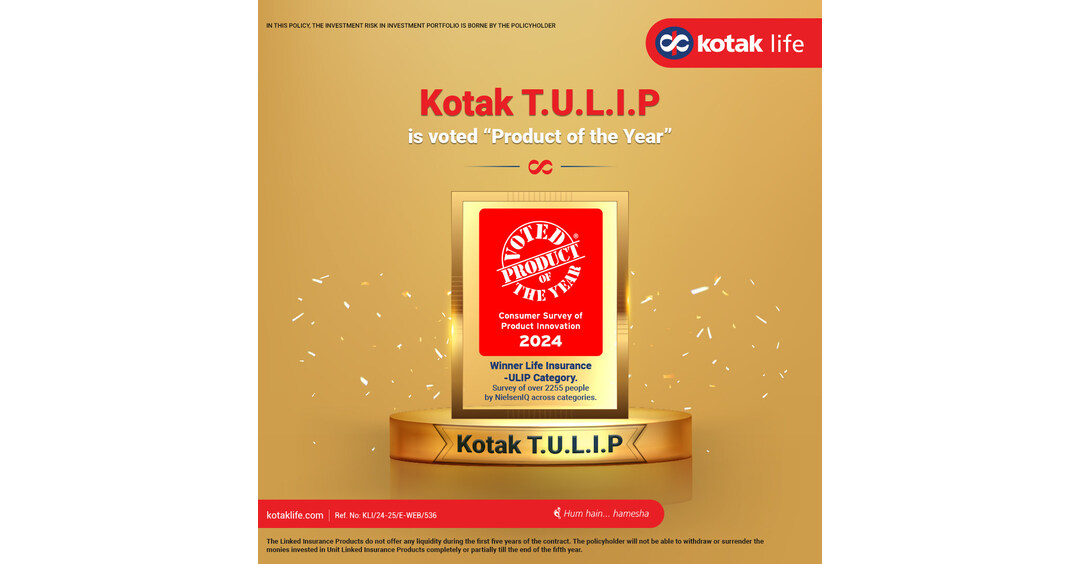 Kotak Life Insurance Company's T.U.L.I.P Plan Wins Product of the Year ...