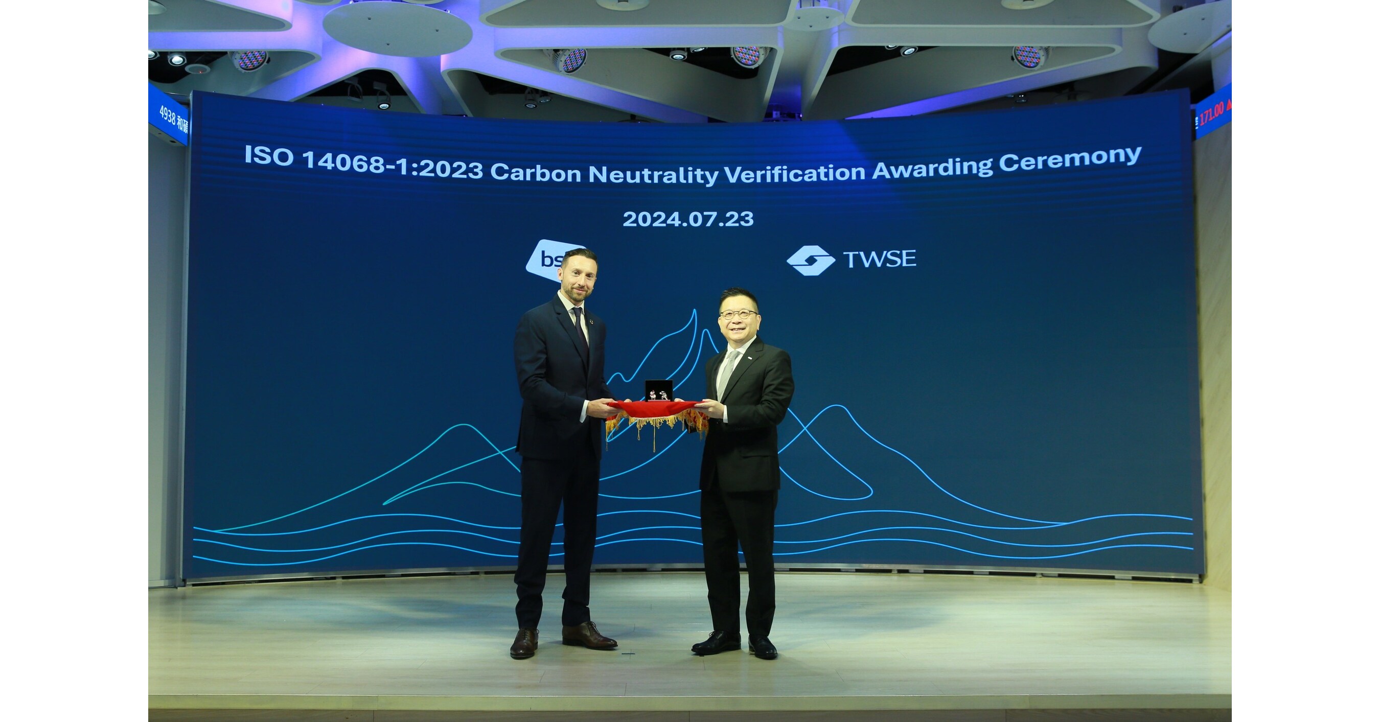 TWSE Becomes the First Exchange to Receive ISO 14068-1 Carbon ...