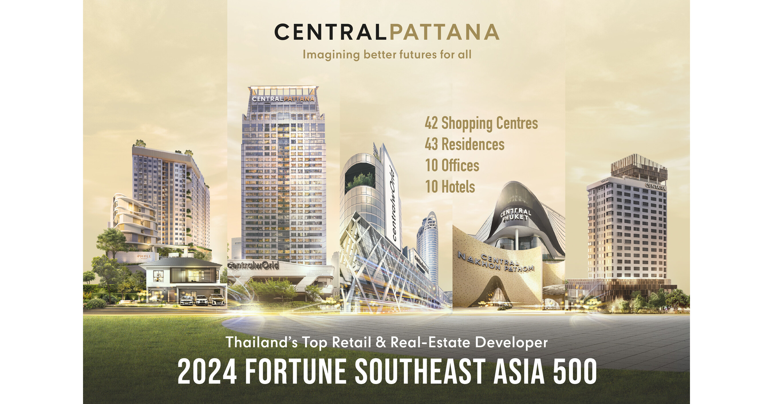 Central Pattana Surges to Global Recognition: Ranked in 2024 Fortune ...