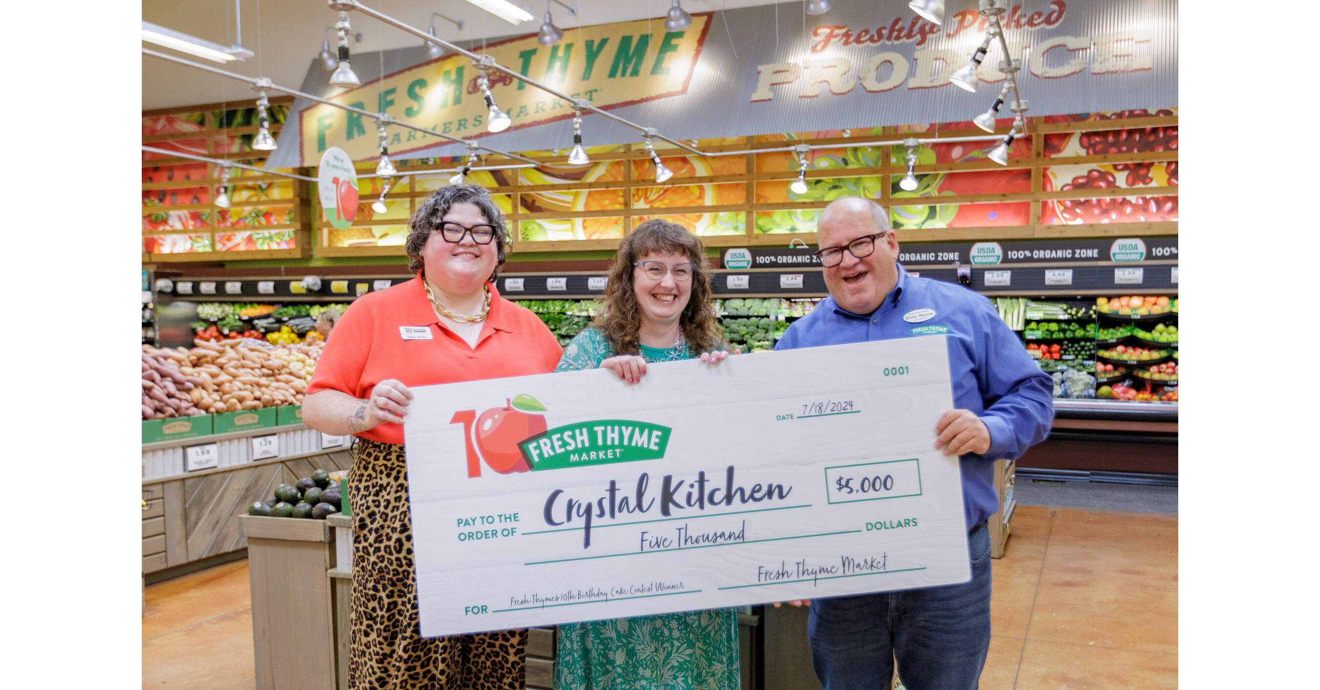 Fresh Thyme Market Announces Winner of Its Official 10th Birthday Cake ...