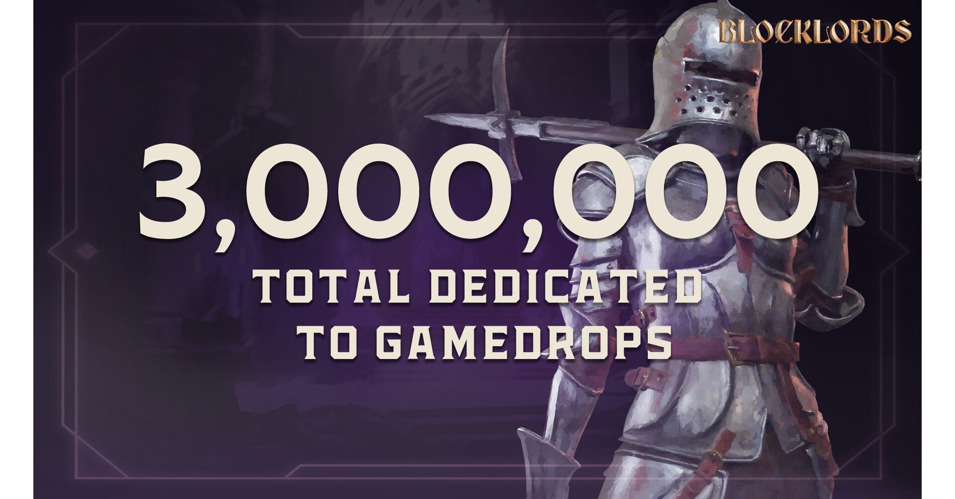 BLOCKLORDS Announces 300k $LRDS Community First Gamedrop to Celebrate TGE