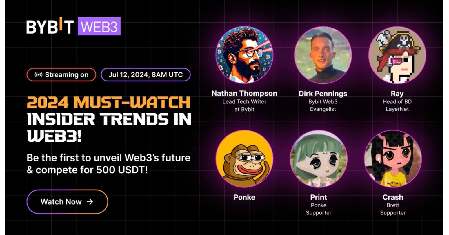 Bybit Web3 Livestream Explores Cultural Meme Coins and Other Trends