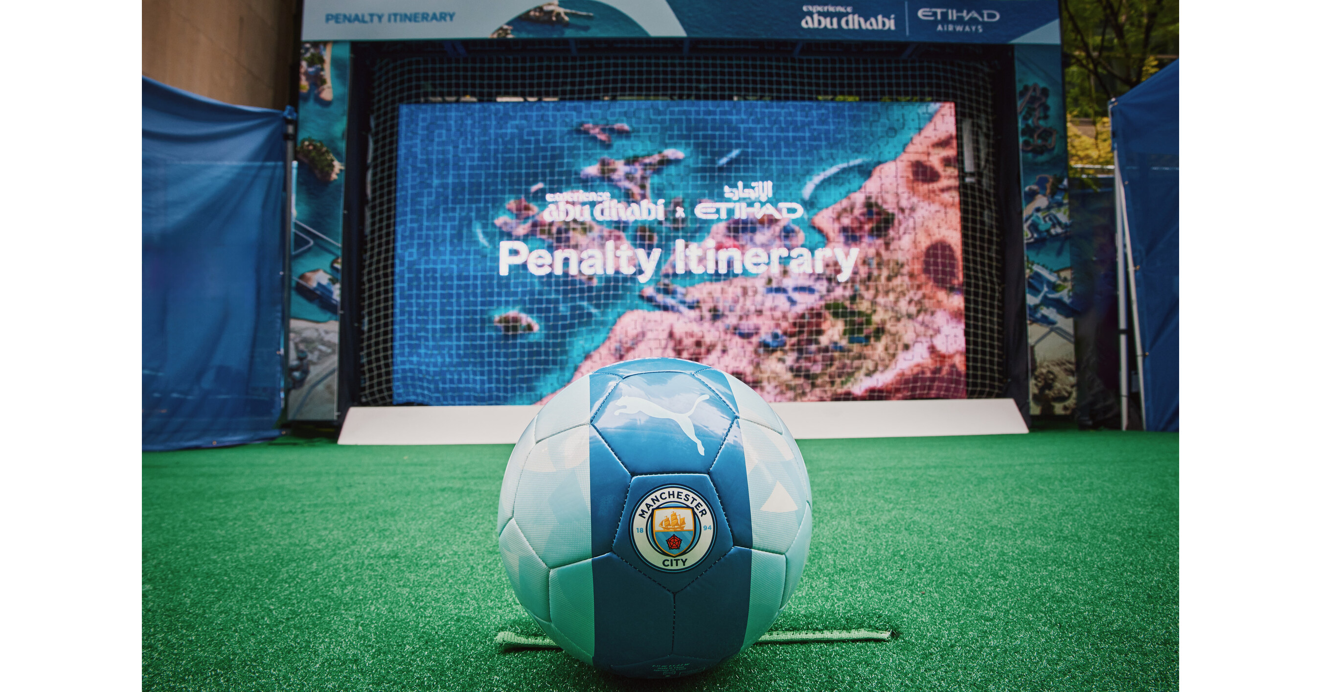 Experience Abu Dhabi Team Up with Manchester City for "Penalty ...