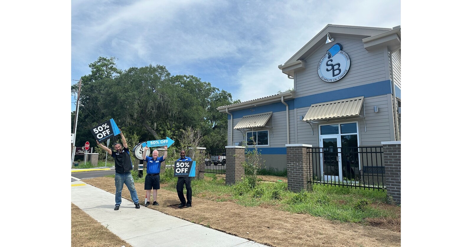 Strickland Brothers 10 Minute Oil Change Announces the Grand Opening of ...