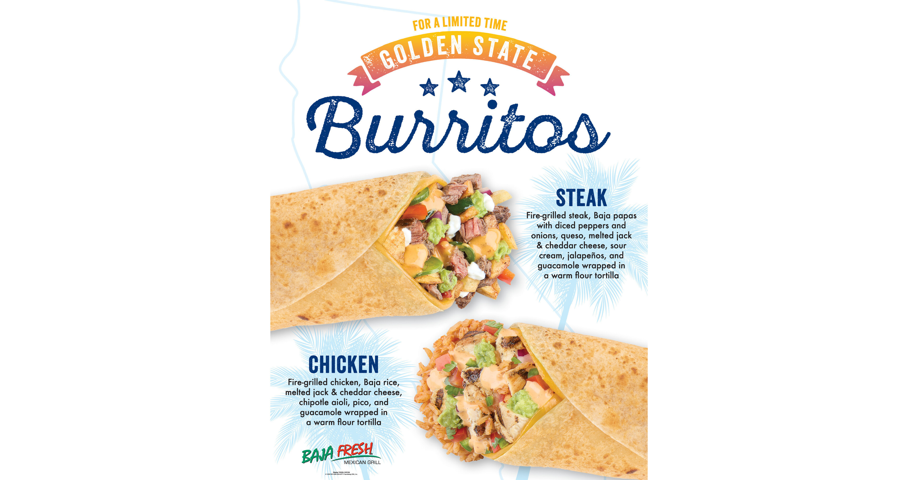 Baja Fresh Introduces Modern Twist on Traditional California Burritos