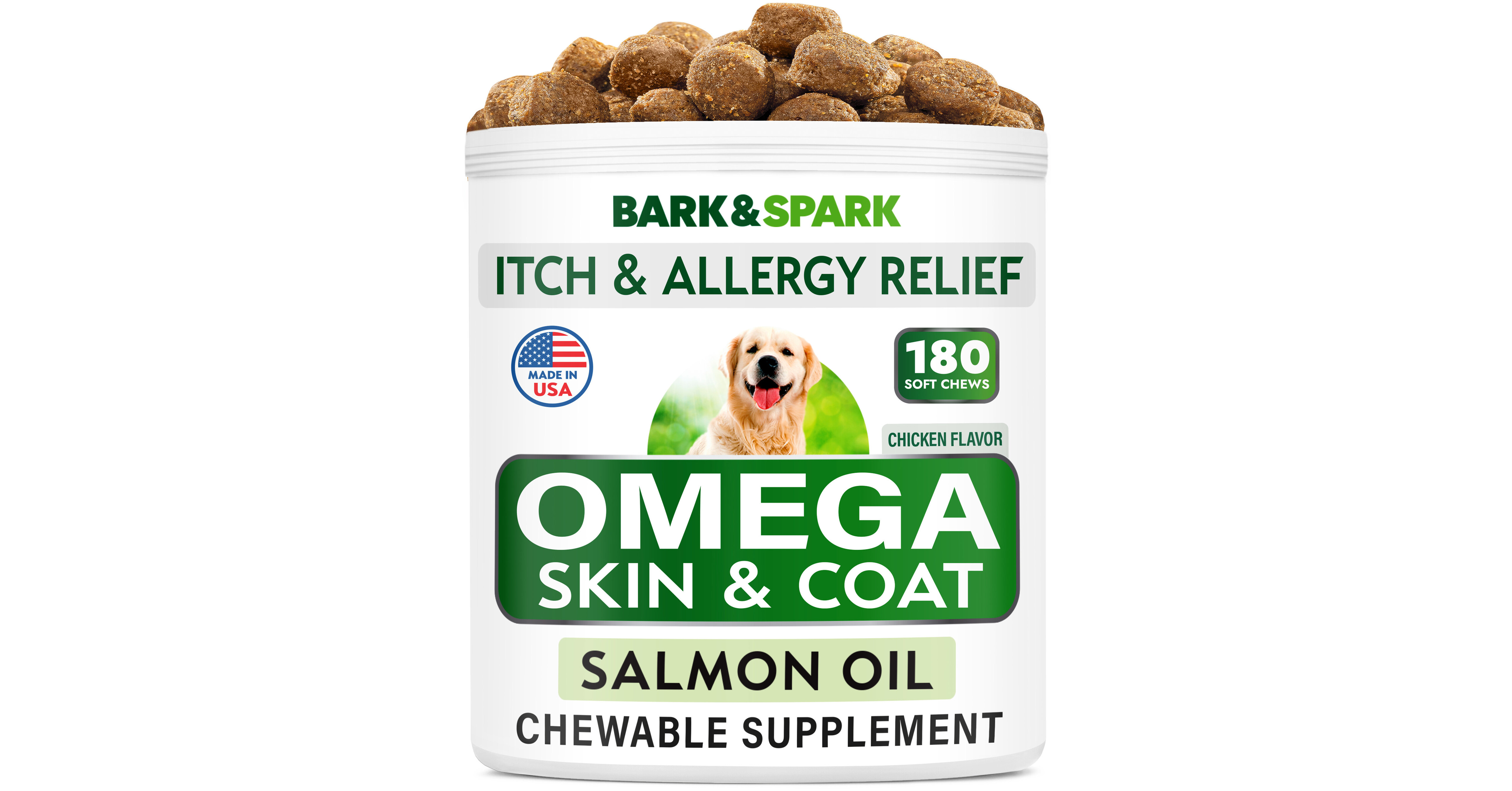 Bark&Spark Announces the Exciting New Formula of Their Omega Chews for Dogs