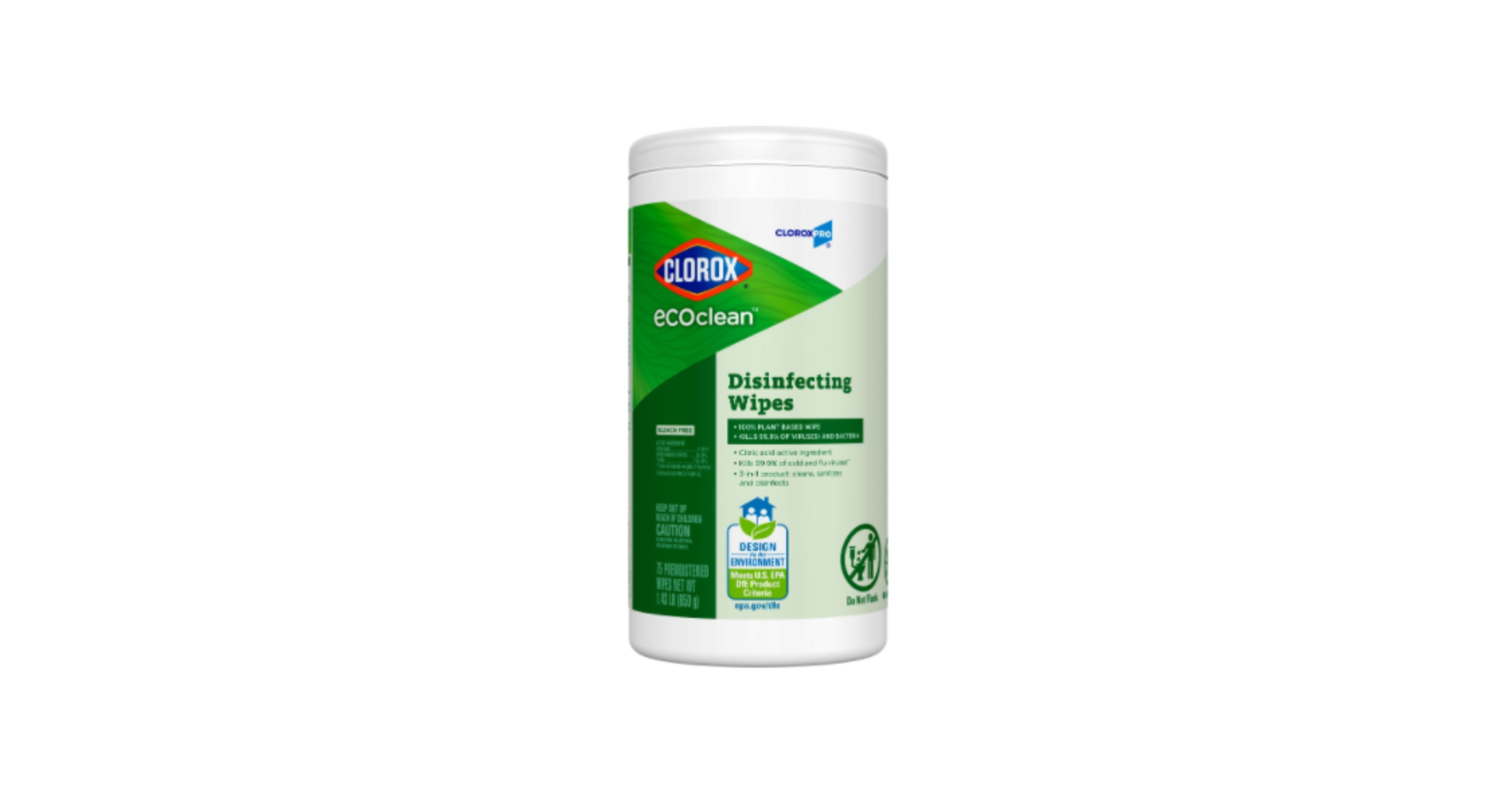 CloroxPro Introduces New, Plant-Based Clorox EcoClean Disinfecting Wipes