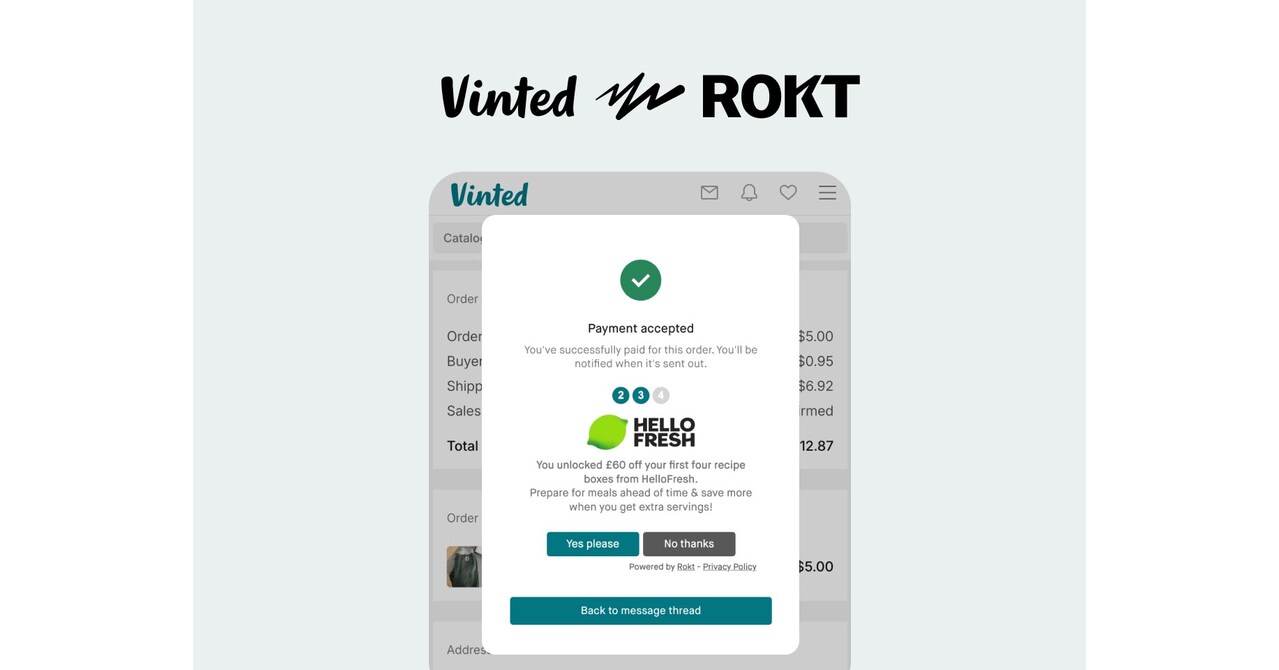 Rokt Partners with Vinted, Powering New Revenue Opportunities