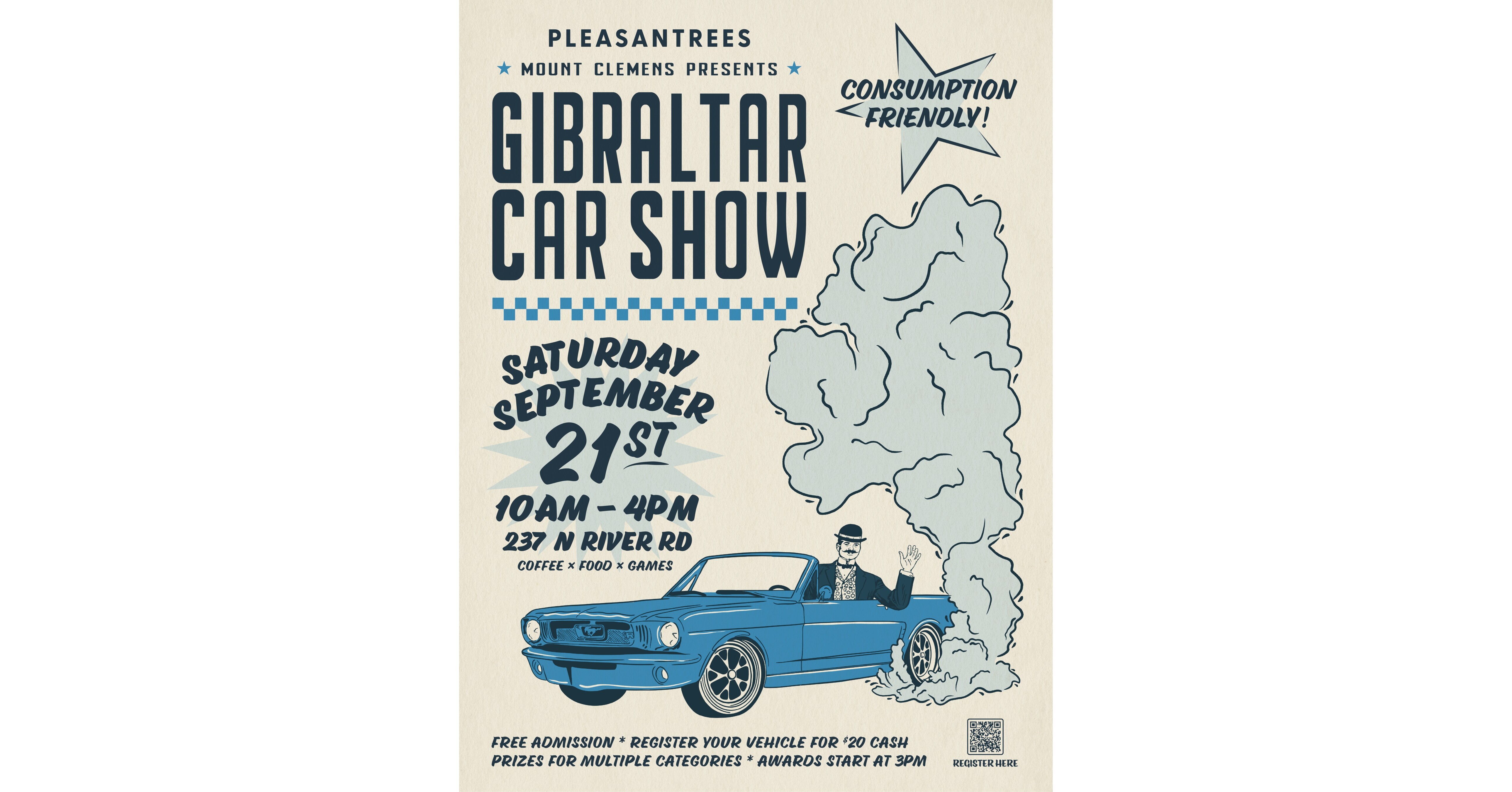 Pleasantrees Mount Clemens Presents The 1st Annual Gibraltar Car Show