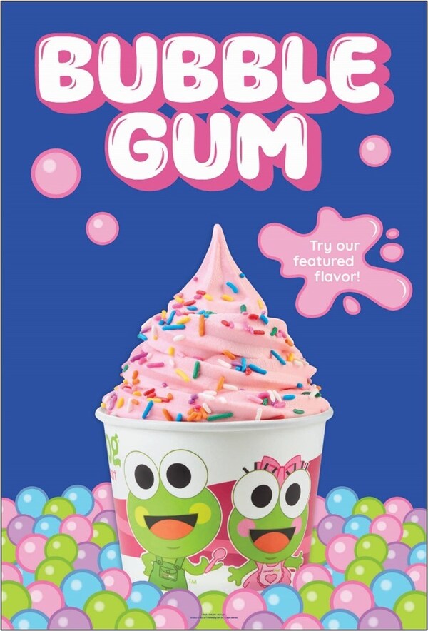 sweetFrog Launches Exciting New Bubble Gum Flavor