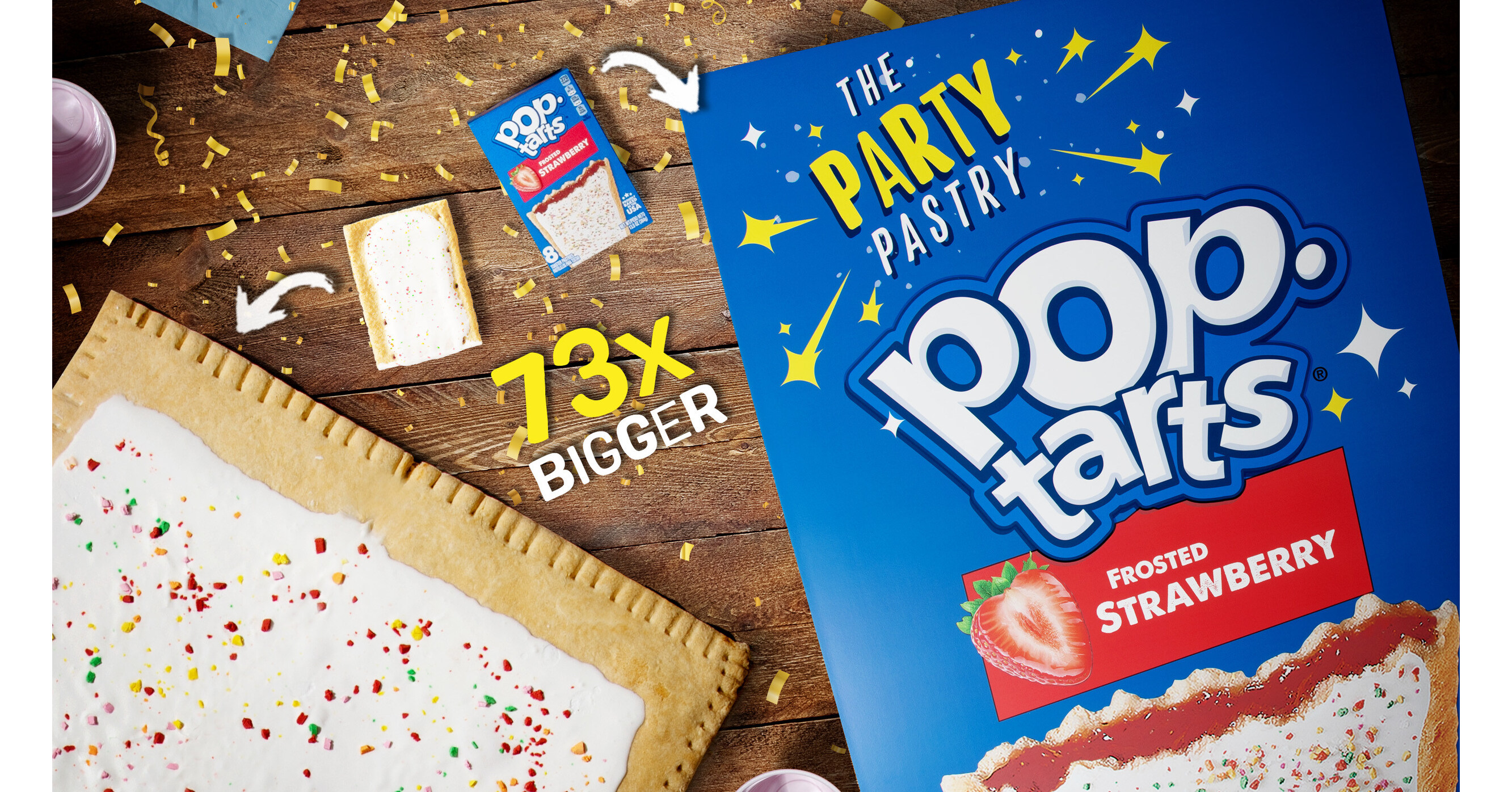 POP-TARTS® DEBUTS ITS LARGEST TOASTER PASTRY EVER SOLD TO DIAL UP END ...