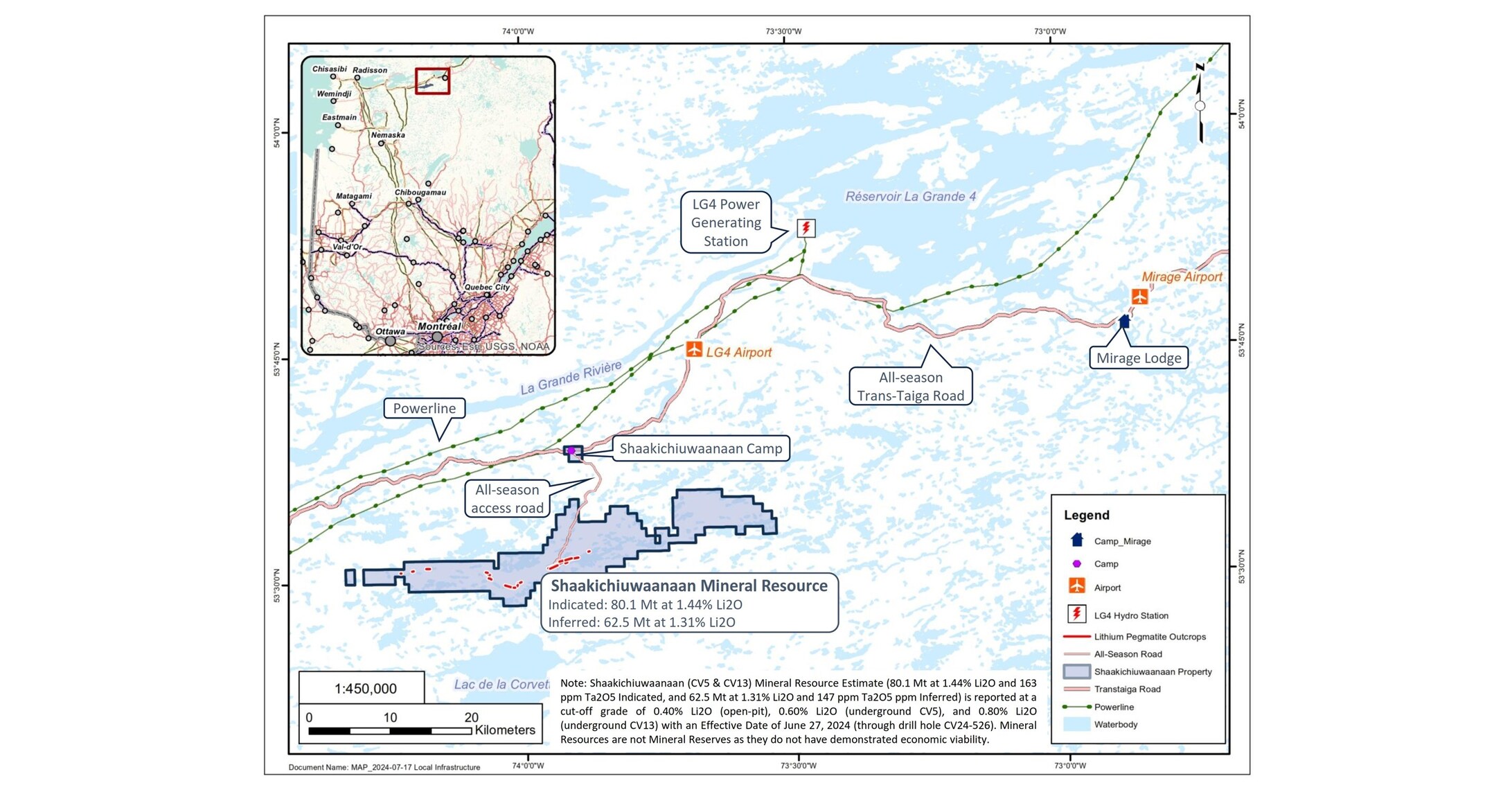 Significant Mineral Resource Upgrade at Shaakichiuwaanaan Lithium ...