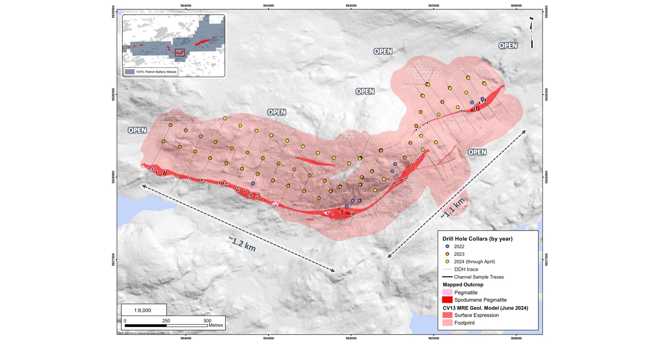 Significant Mineral Resource Upgrade at Shaakichiuwaanaan Lithium ...
