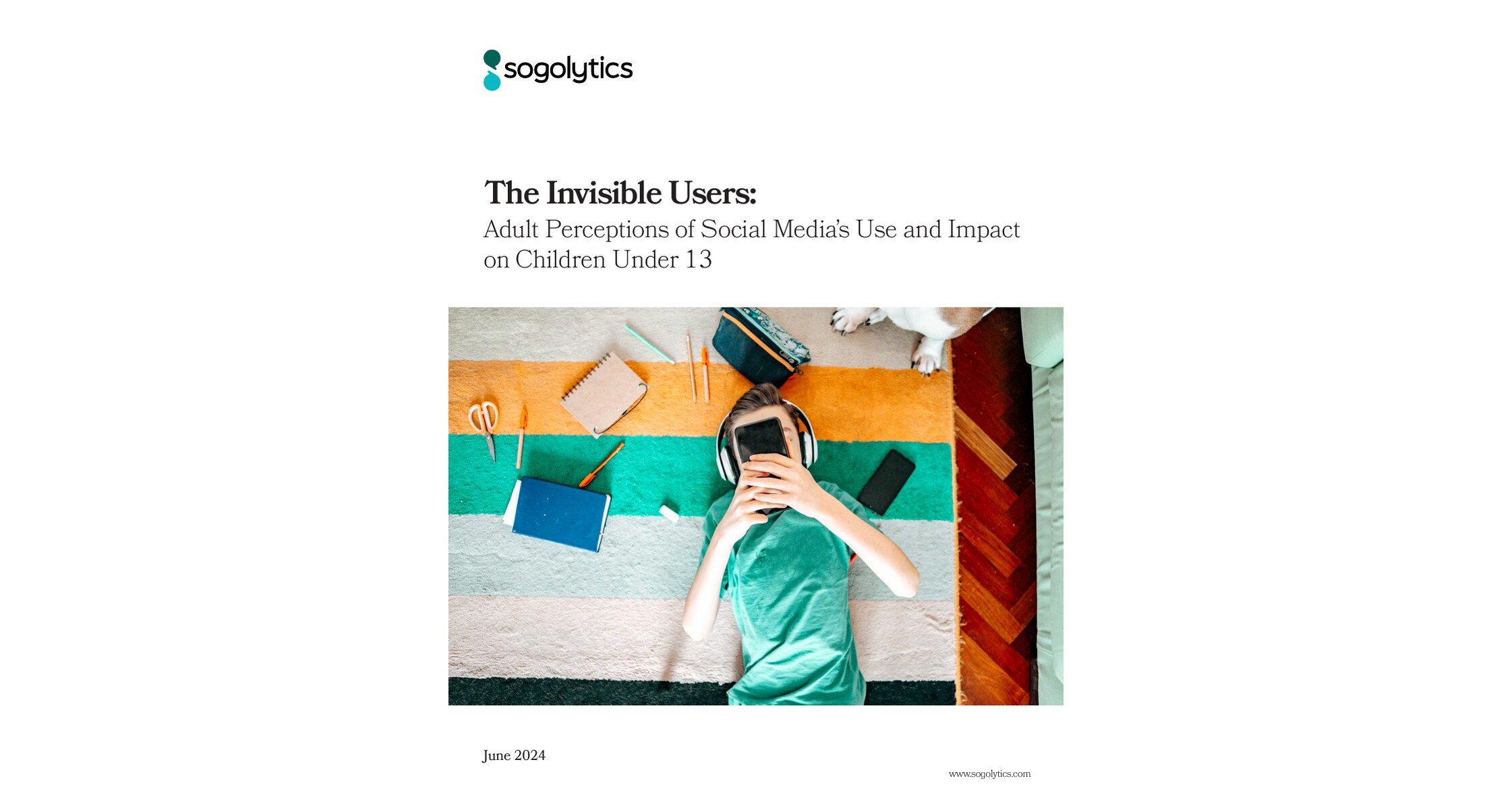 Sogolytics Study Sheds Light on Social Media Use Among Children Under ...