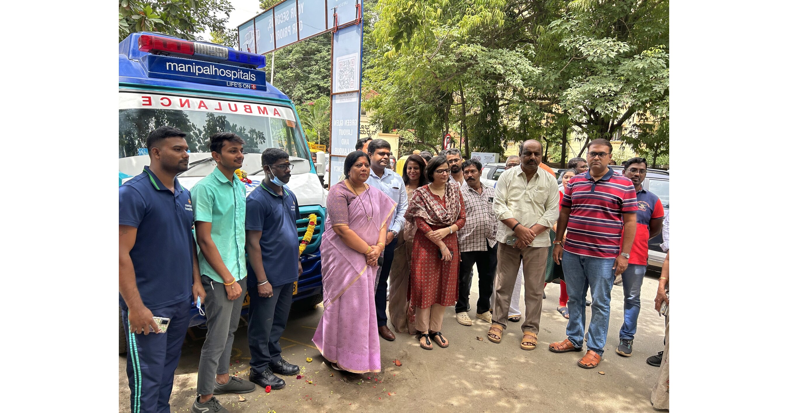 Manipal Hospital Sarjapur Road Inaugurates MARS Ambulance at Green Glen ...