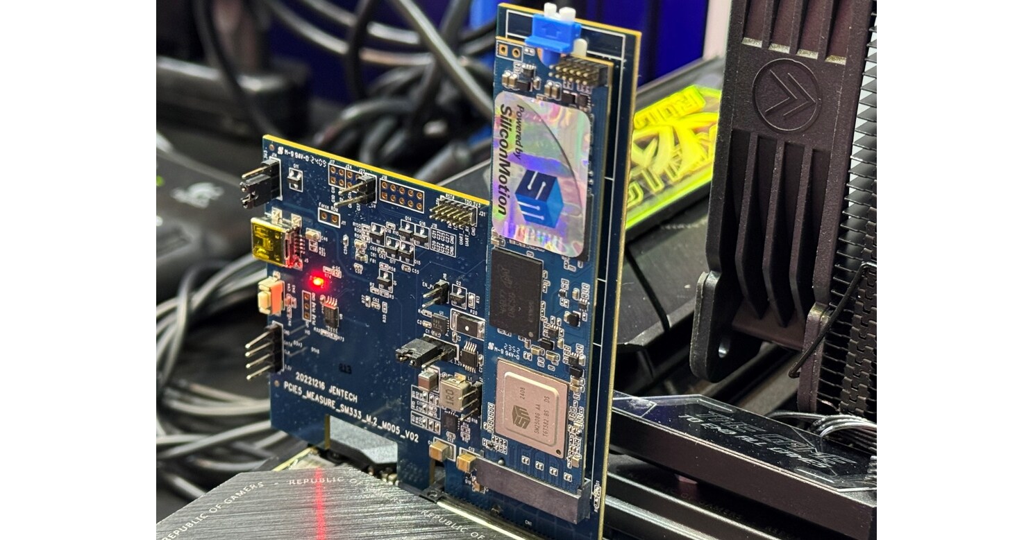 Silicon Motion Launches the Best Performance/Watt PCIe Gen5 SSD Controller at FMS 2024