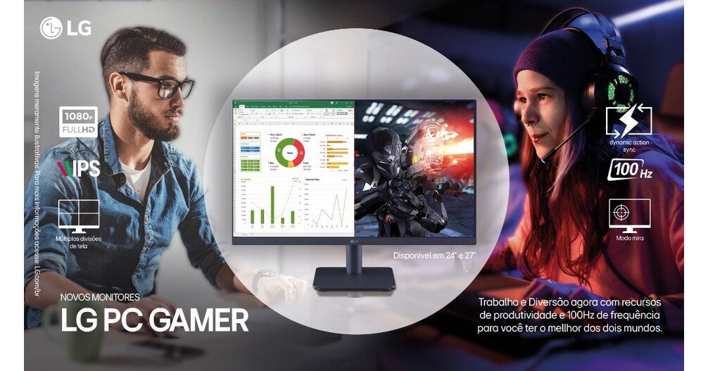 LG apresenta linha de Monitores PC GAMER com recursos voltados ao ...