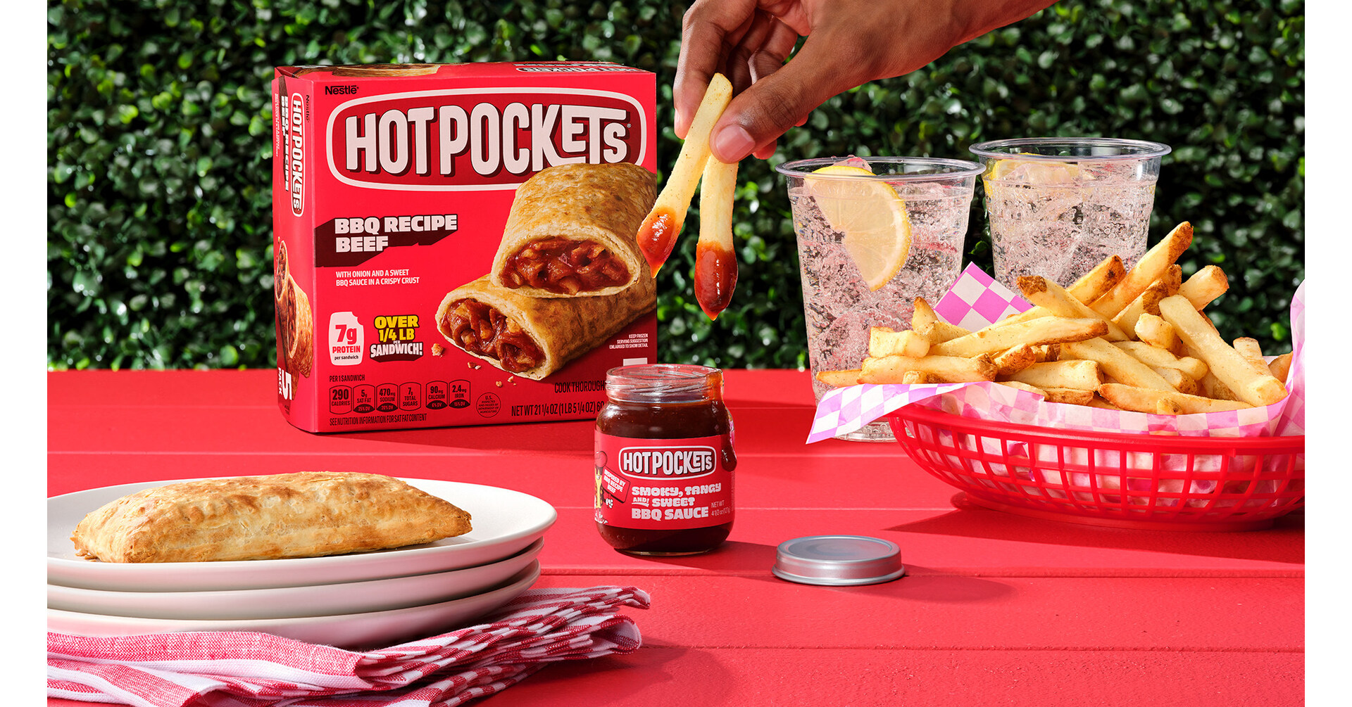 Hot Pocket Logo HOT POCKETS Food Truck Bites Smokin' Bacon BBQ Recipe