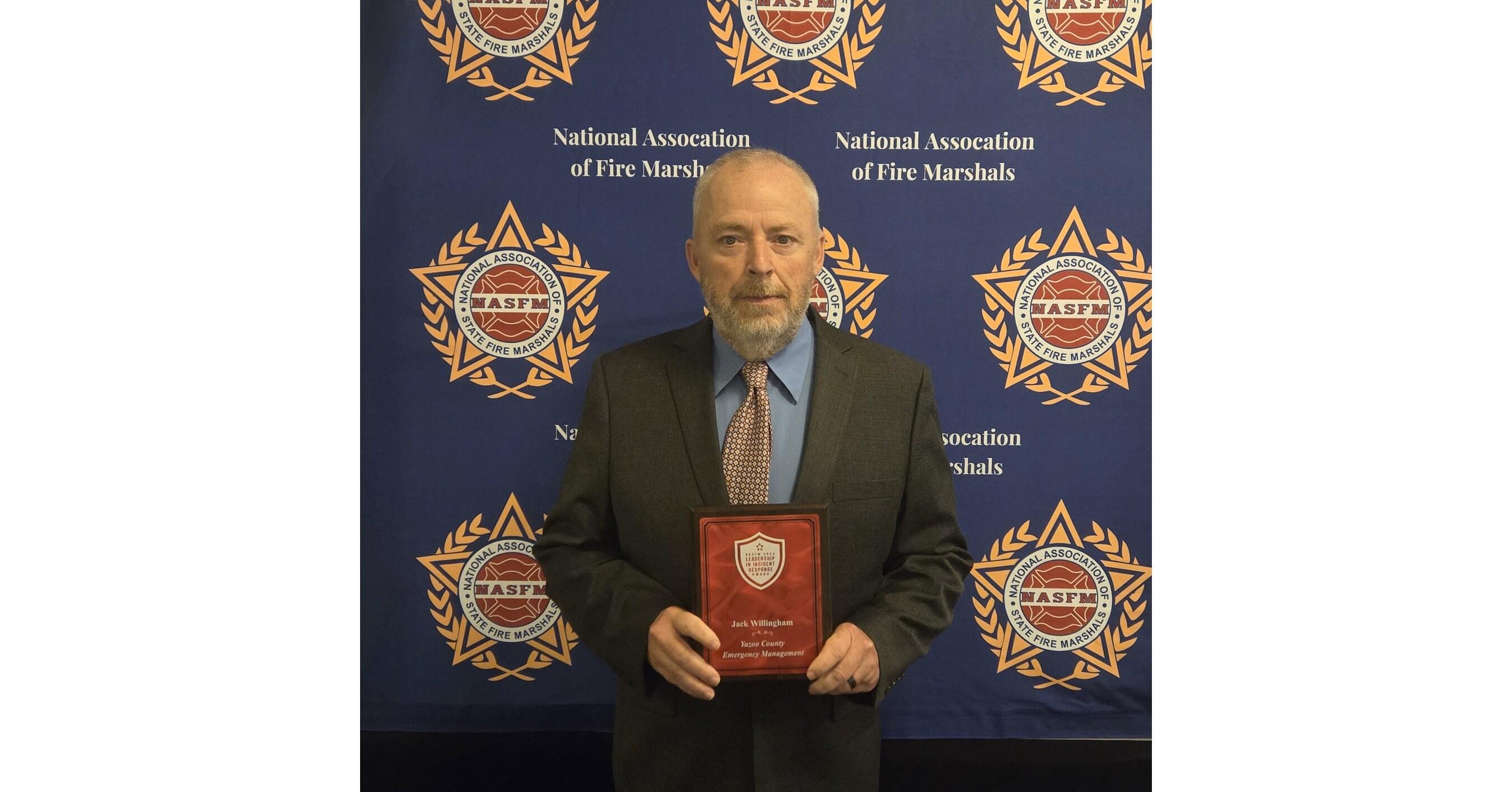 NASFM presents its 1st Leadership in Incident Response Award (LIRA) to ...