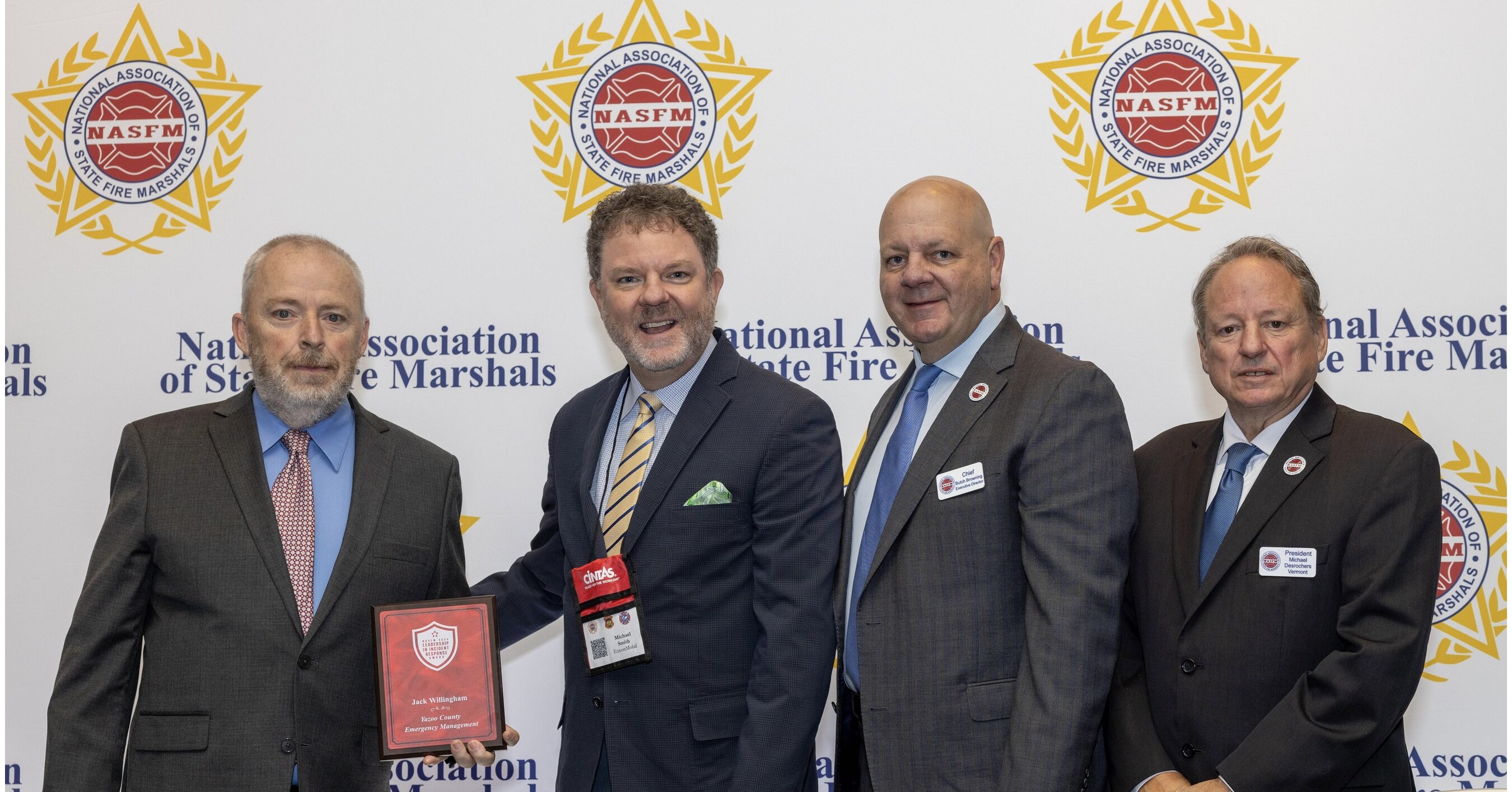 NASFM presents its 1st Leadership in Incident Response Award (LIRA) to ...