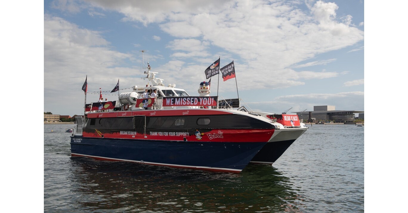BULDAK CELEBRATES SUCCESSFUL RETURN TO DENMARK WITH SPICY FERRY PARTY
