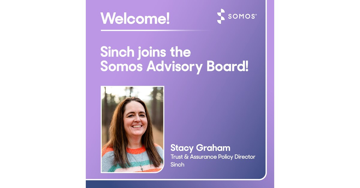 Somos, Inc. Announces the Appointment of Sinch's Stacy Graham to its ...