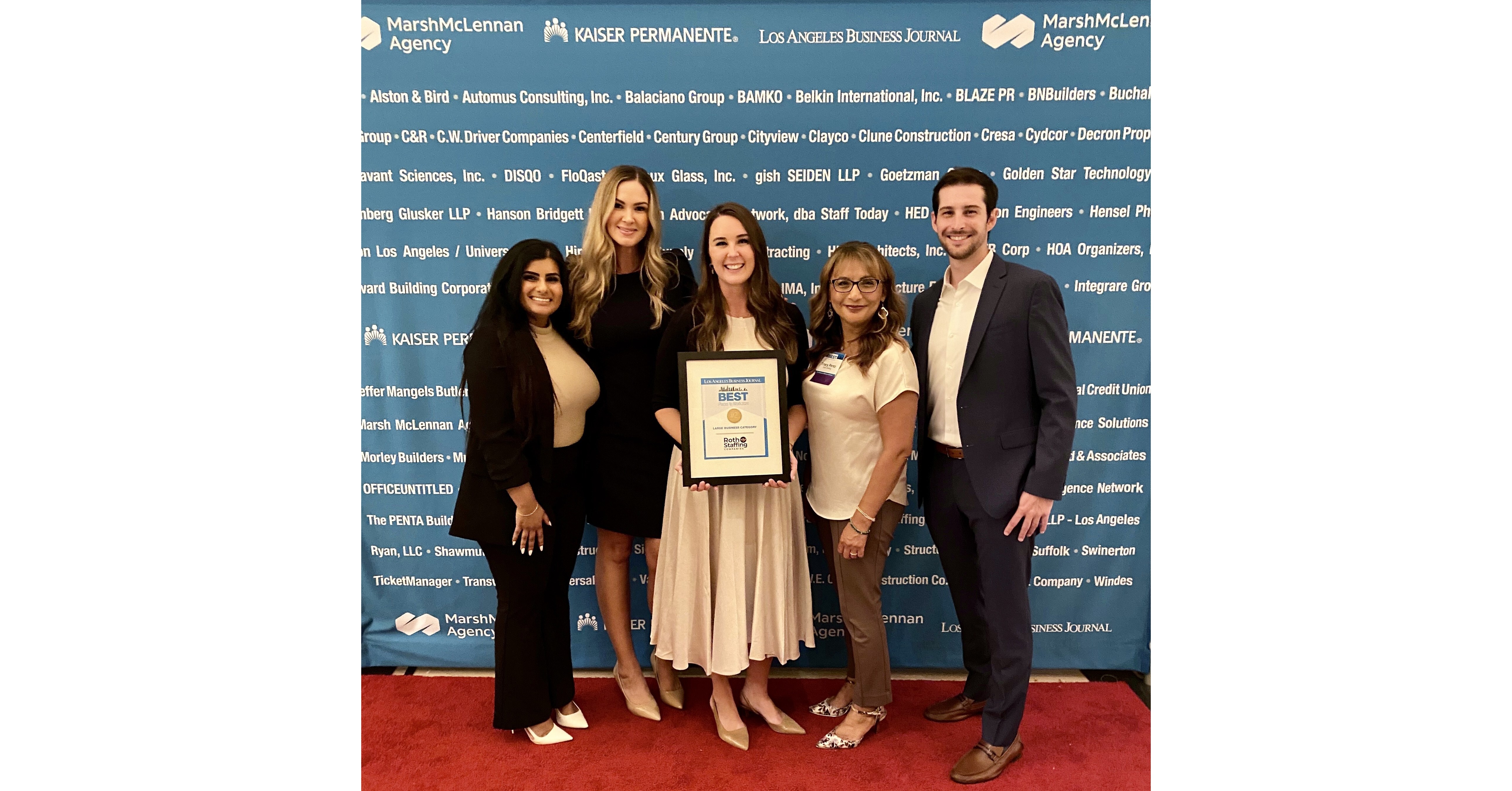 Roth Staffing Named One of 2024 Best Places to Work in Los Angeles