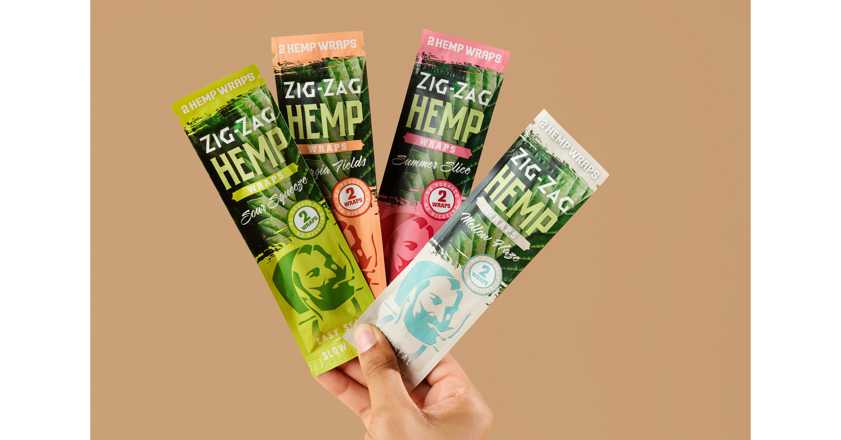 ZIG-ZAG LAUNCHES FOUR NEW FLAVORS OF 100% TOBACCO-FREE HEMP WRAPS