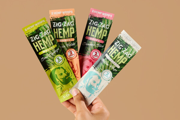 ZIG-ZAG LAUNCHES FOUR NEW FLAVORS OF 100% TOBACCO-FREE HEMP WRAPS