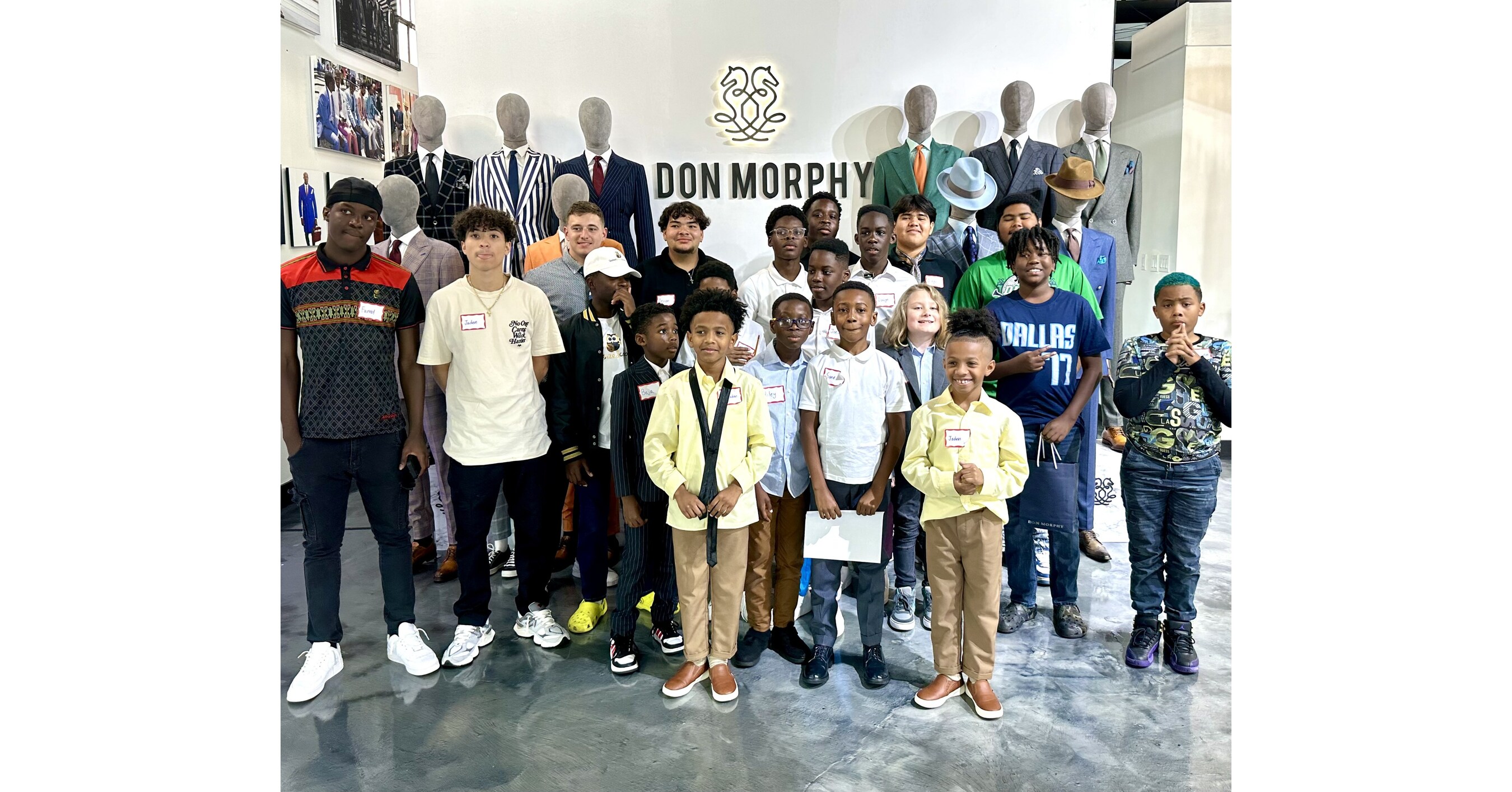 Dacyn Mofor, 13-Year-Old Fashion Director of Don Morphy, Partners with ...