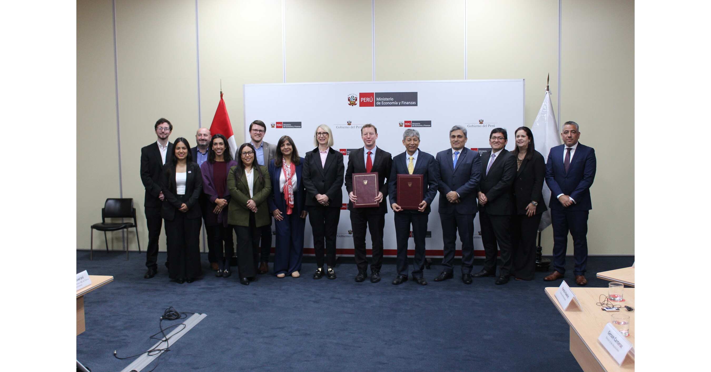 PERUVIAN GOVERNMENT SIGNS AGREEMENT WITH NEC CONTRACTS AND THE UK ...