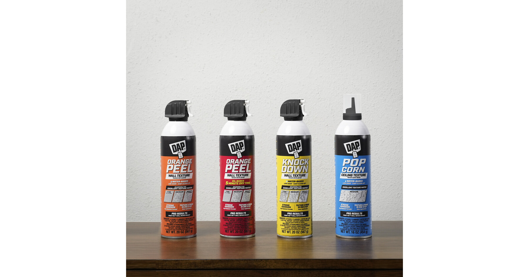 DAP Spray Textures Now Available in 20-ounce Can for Touch-Up Repairs
