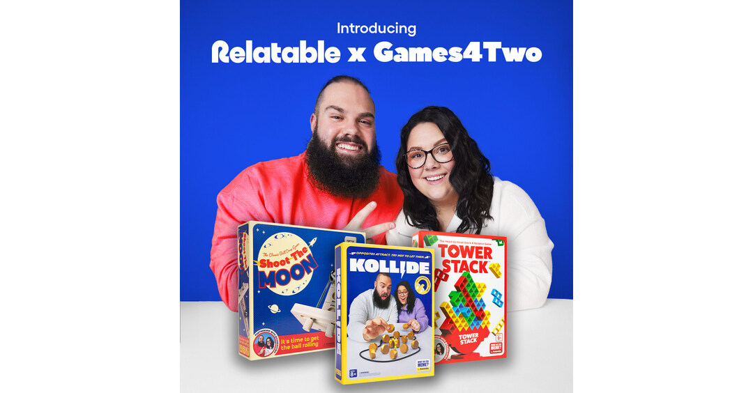 Relatable Joins Forces with Games4Two to Launch New Skill and Action Games