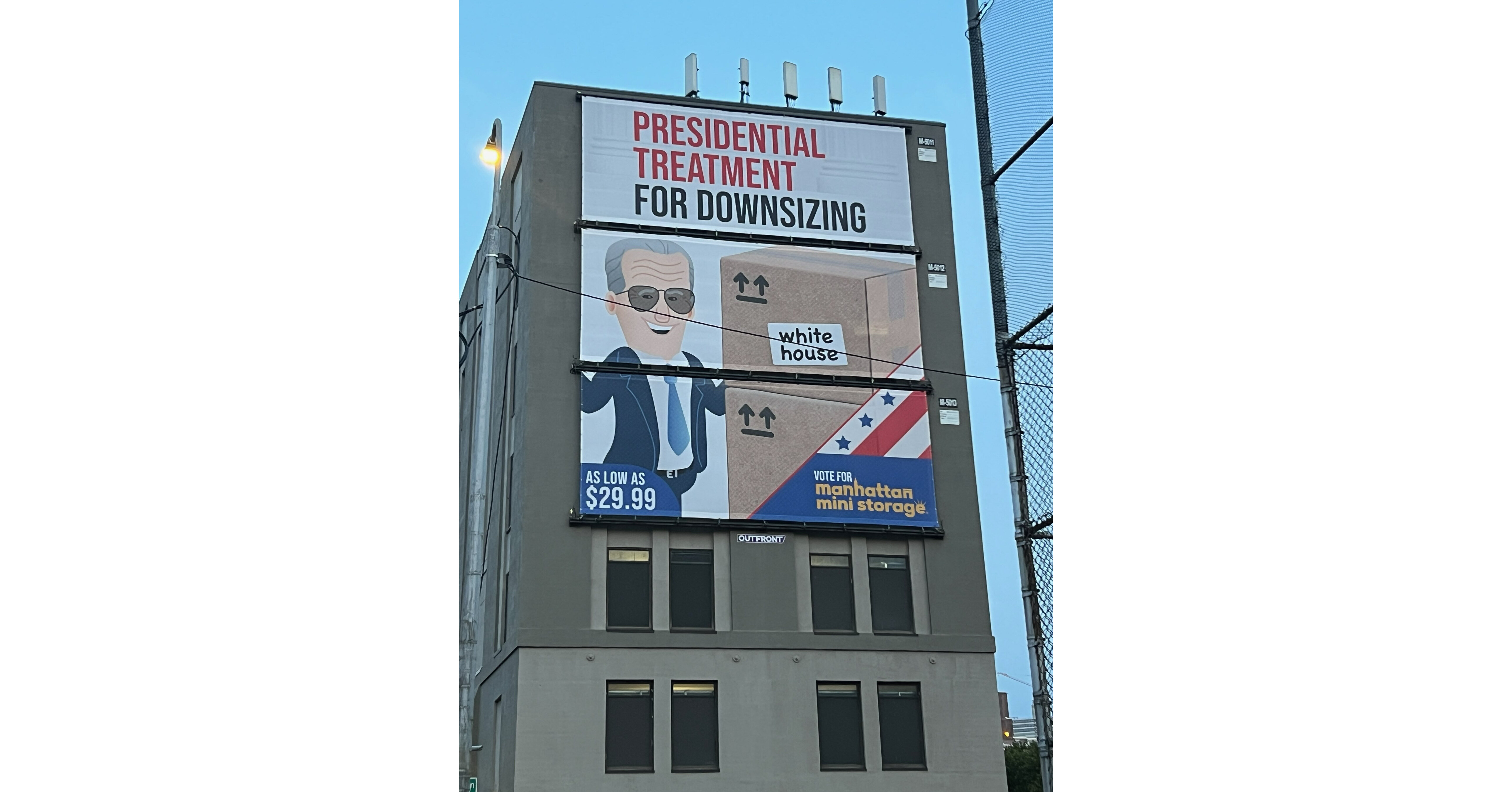 Manhattan Mini Storage Unveils New Joe Biden Billboard Amid Political ...