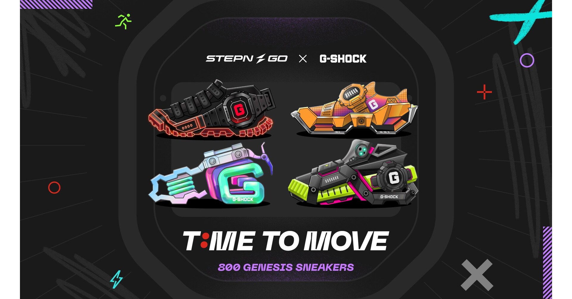 Casio to Release Collaboration NFT Sneakers with STEPN GO, the Move-and ...