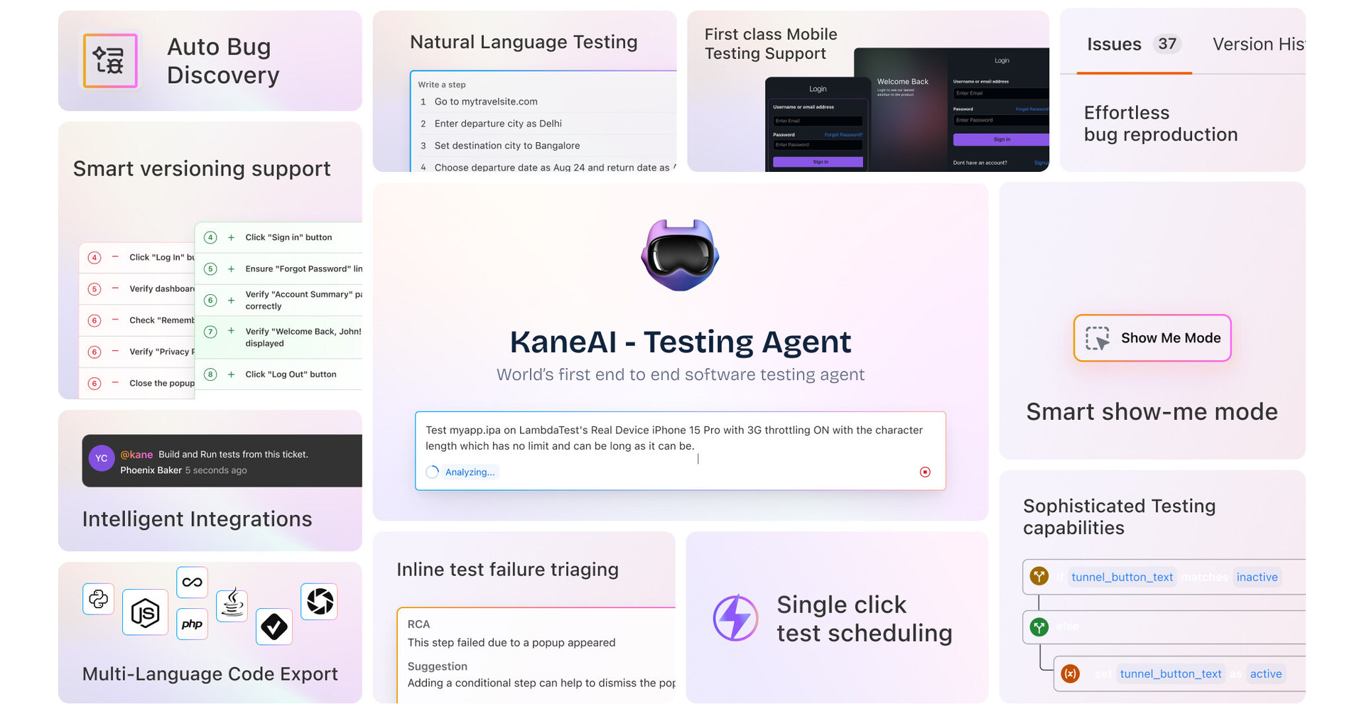 LambdaTest introduces KaneAI: The first end-to-end AI test agent ...