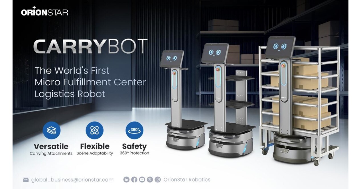 OrionStar Robotics Launches CarryBot: The World's First Logistics Robot ...