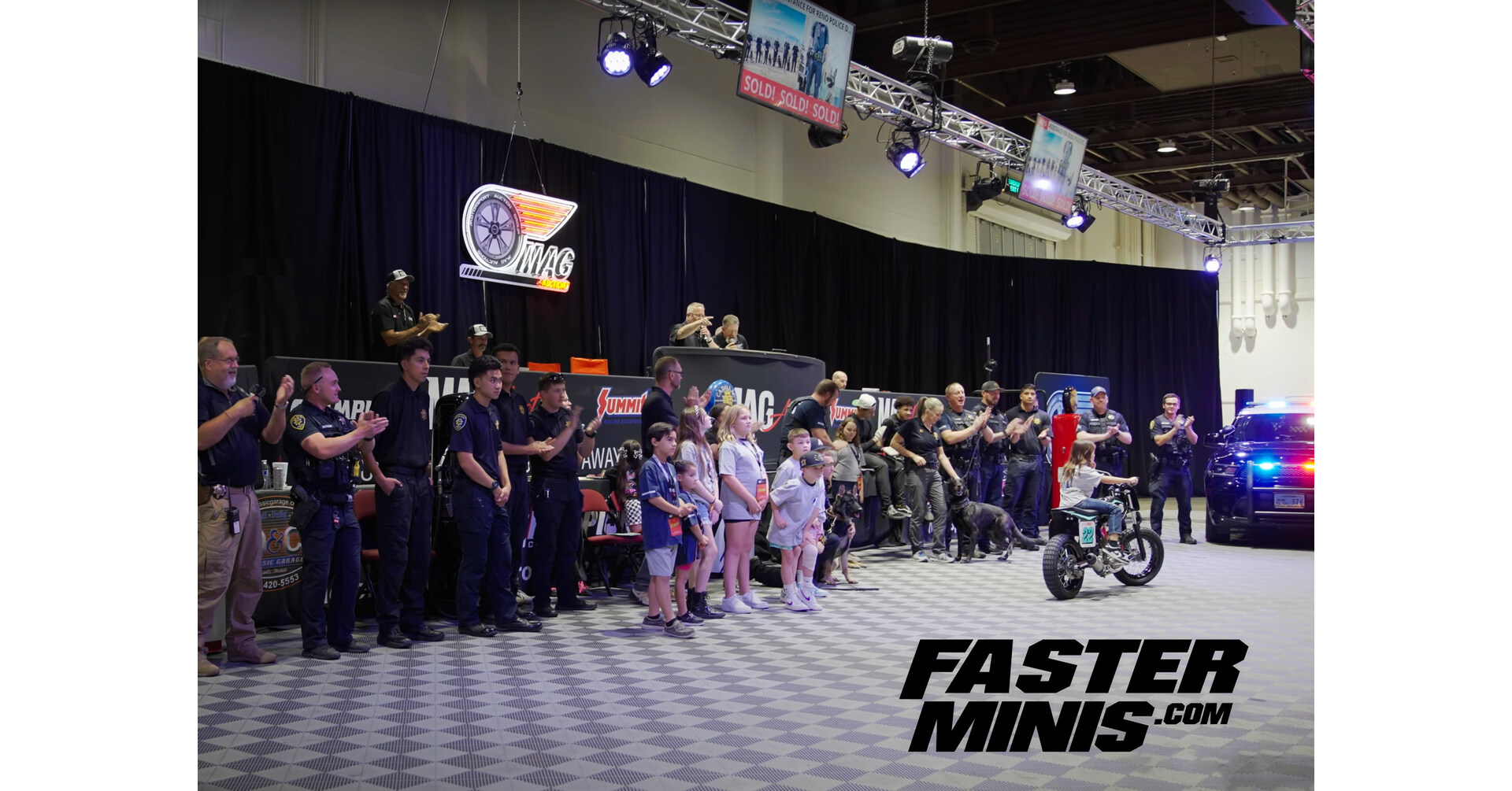 Faster Minis Donates $24,000 to Reno PD K-9 Unit From Charity Auction