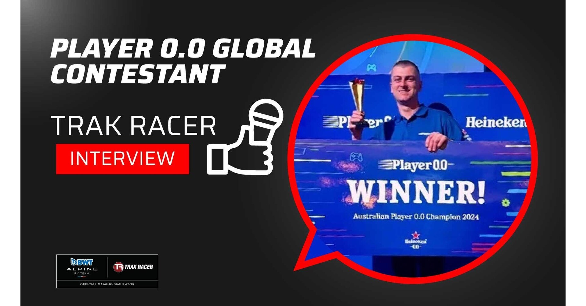 Trak Racer Straps In With Heineken's Player 0.0 Australian Global Sim ...