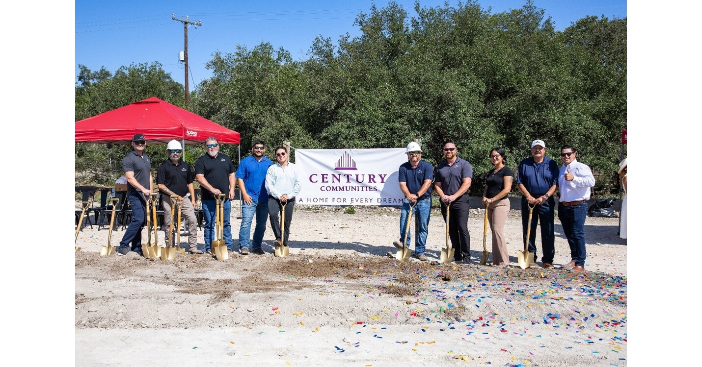 Century Communities Announces Groundbreaking Event Near San Antonio