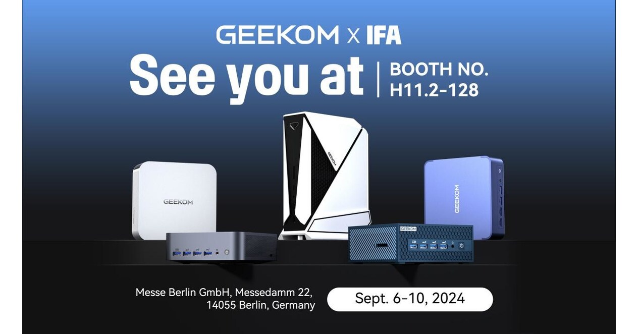 GEEKOM présentera sa gamme diversifiée de mini PC à l'IFA 2024