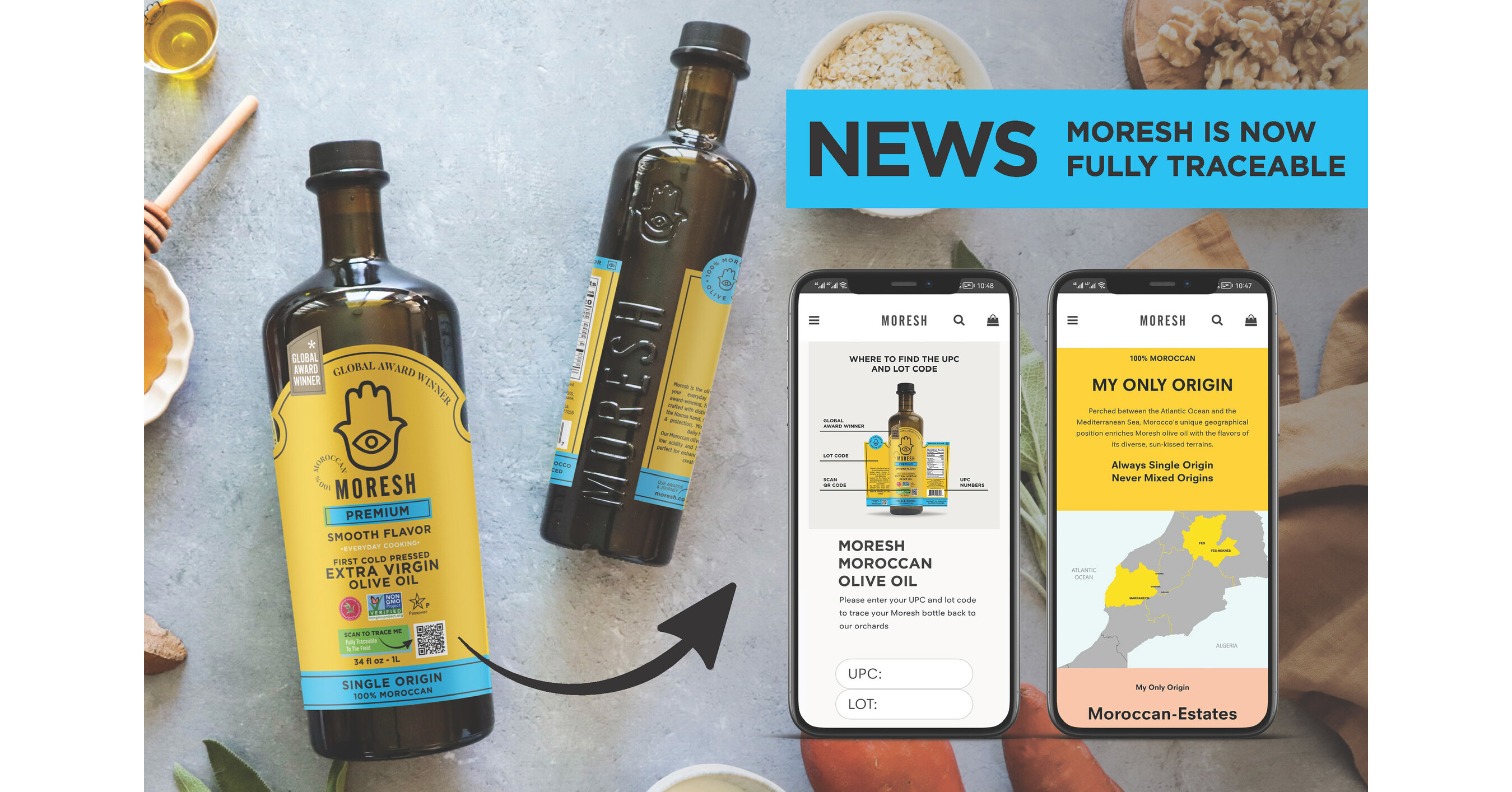 Moresh Becomes the First Moroccan Olive Oil to Offer Full Traceability