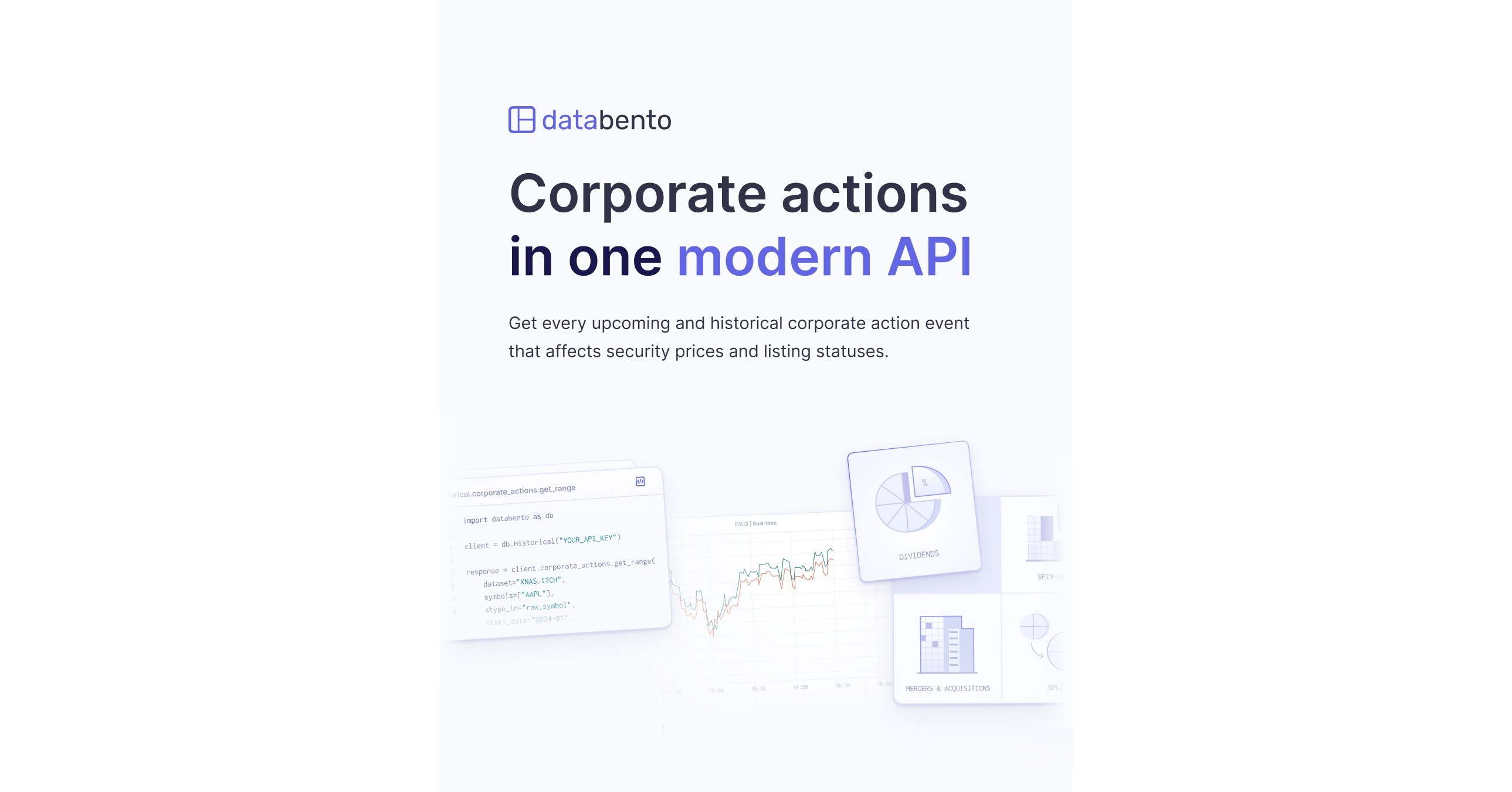 Databento Releases Corporate Actions Dataset and Reference Data API