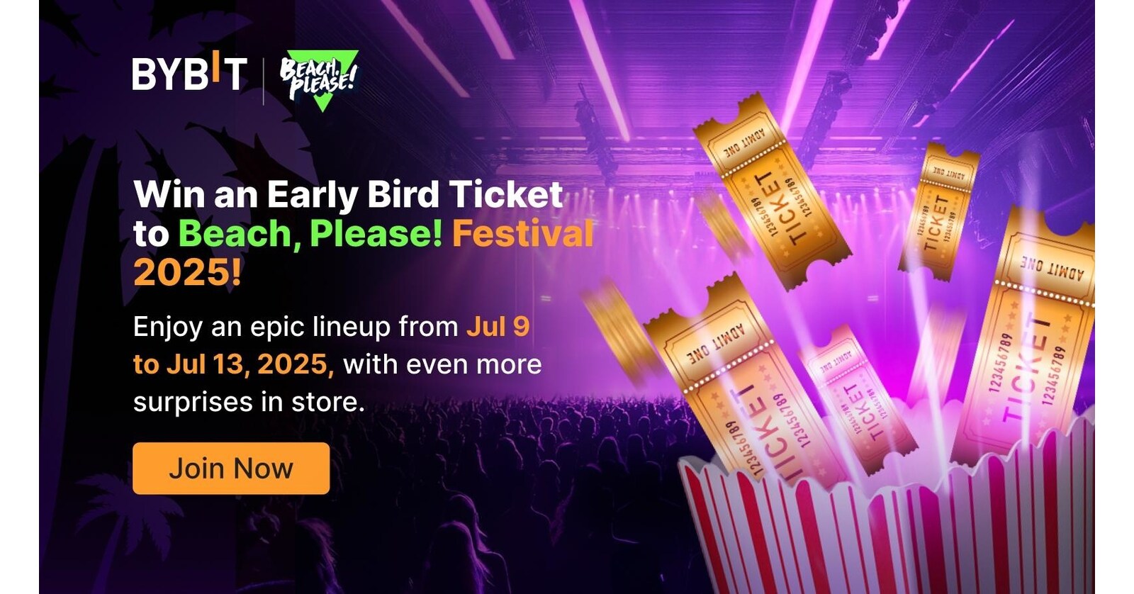Bybit's Summer Giveaway: Your Ticket to Beach, Please! Festival 2025
