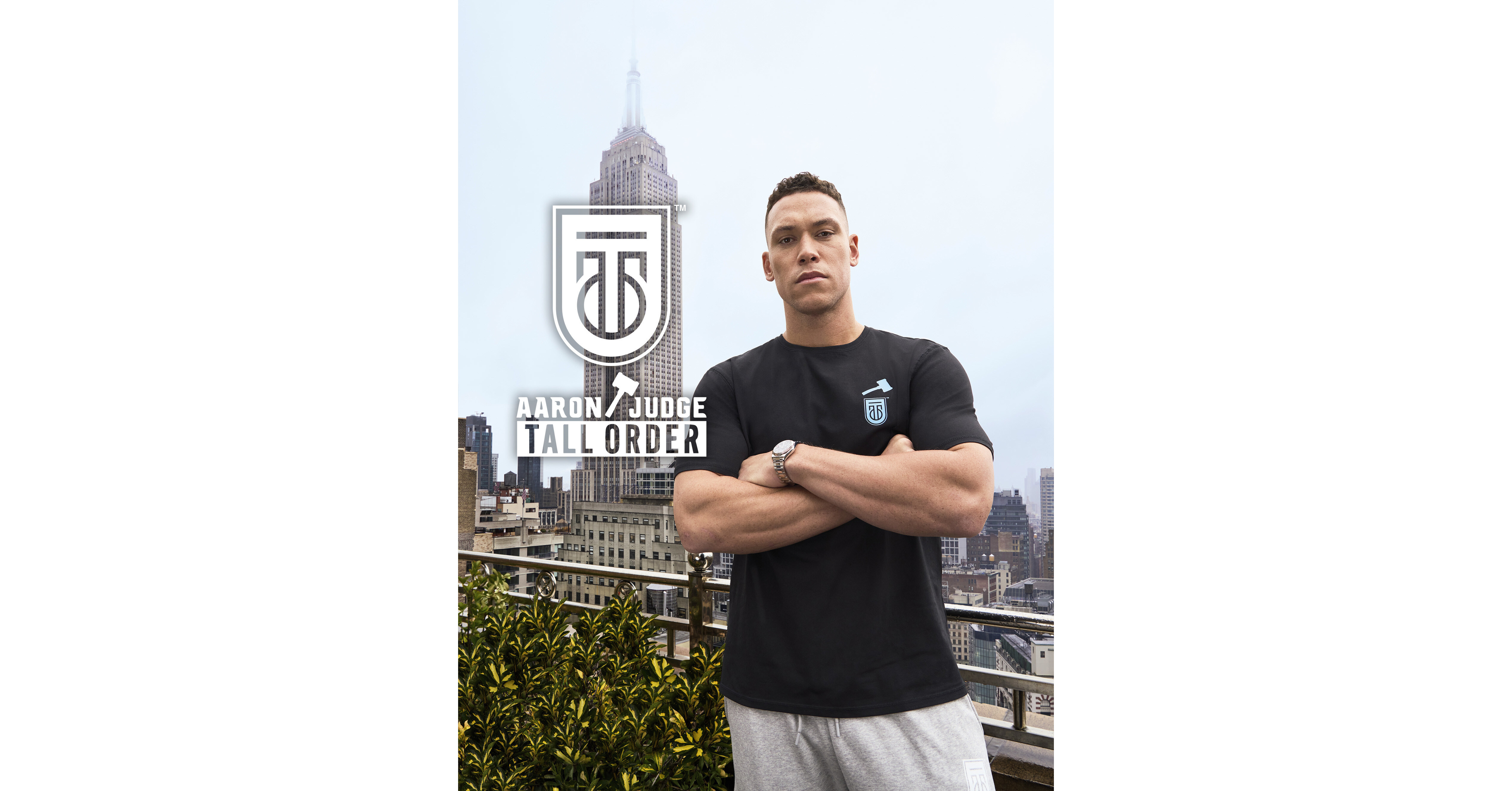 NEW YORK YANKEES AND AARON JUDGE x TALL ORDER COLLABORATE ON SOCKS