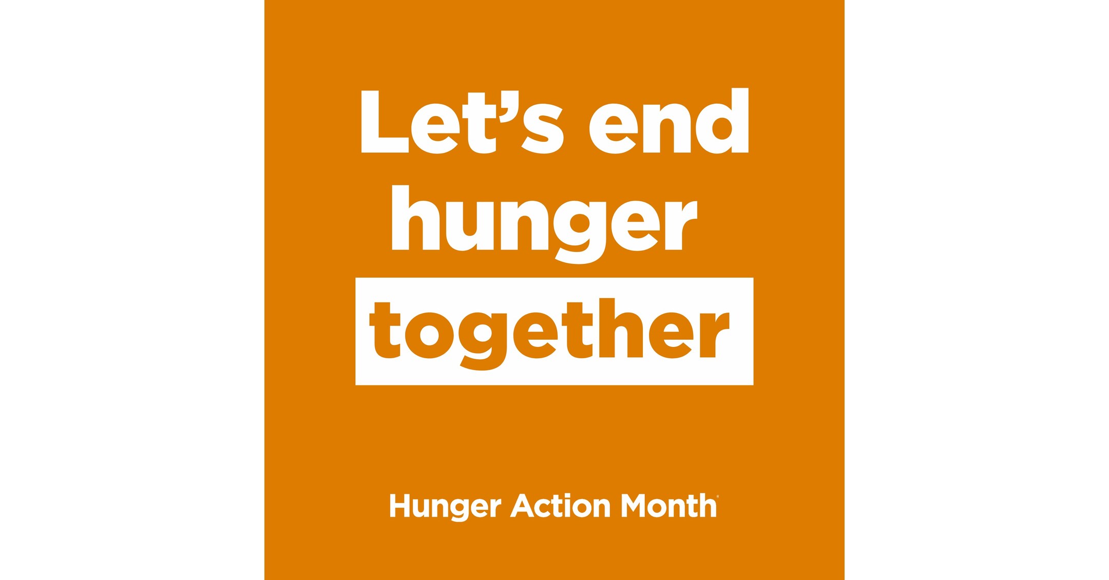 Feeding America calls on the nation to take action to end hunger