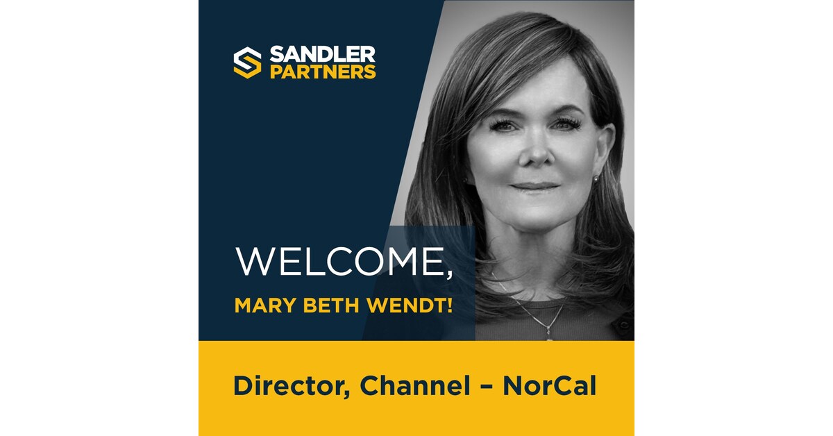 Sandler Partners Welcomes, Mary Beth Wendt as Director, Channel - NorCal